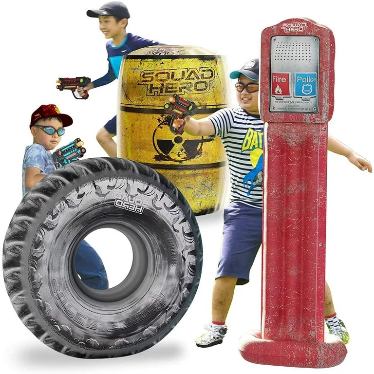 Combat Arena Inflatable Battle Obstacles Set – Ashley's Children's Boutique